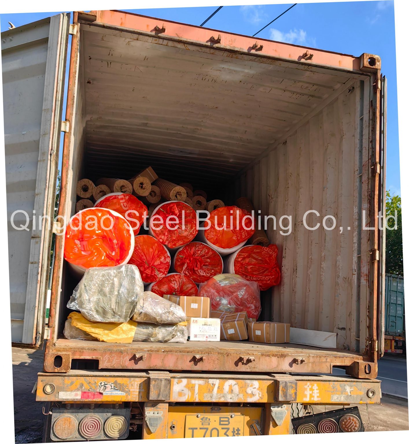 Painted Steel Structure ship to Pakistan! | Qingdao Steel Building Co ...