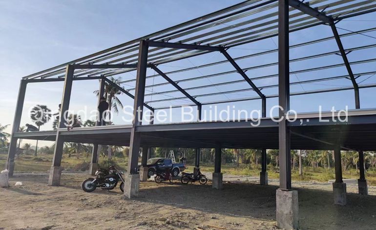 Why we advice steel structure for two storey building? | Qingdao Steel ...