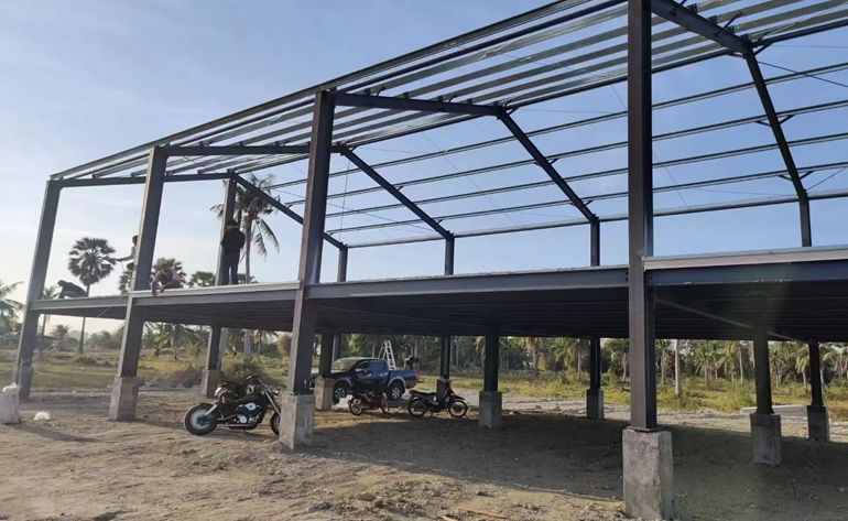what we need consider for designing two floor steel structure warehouse ...